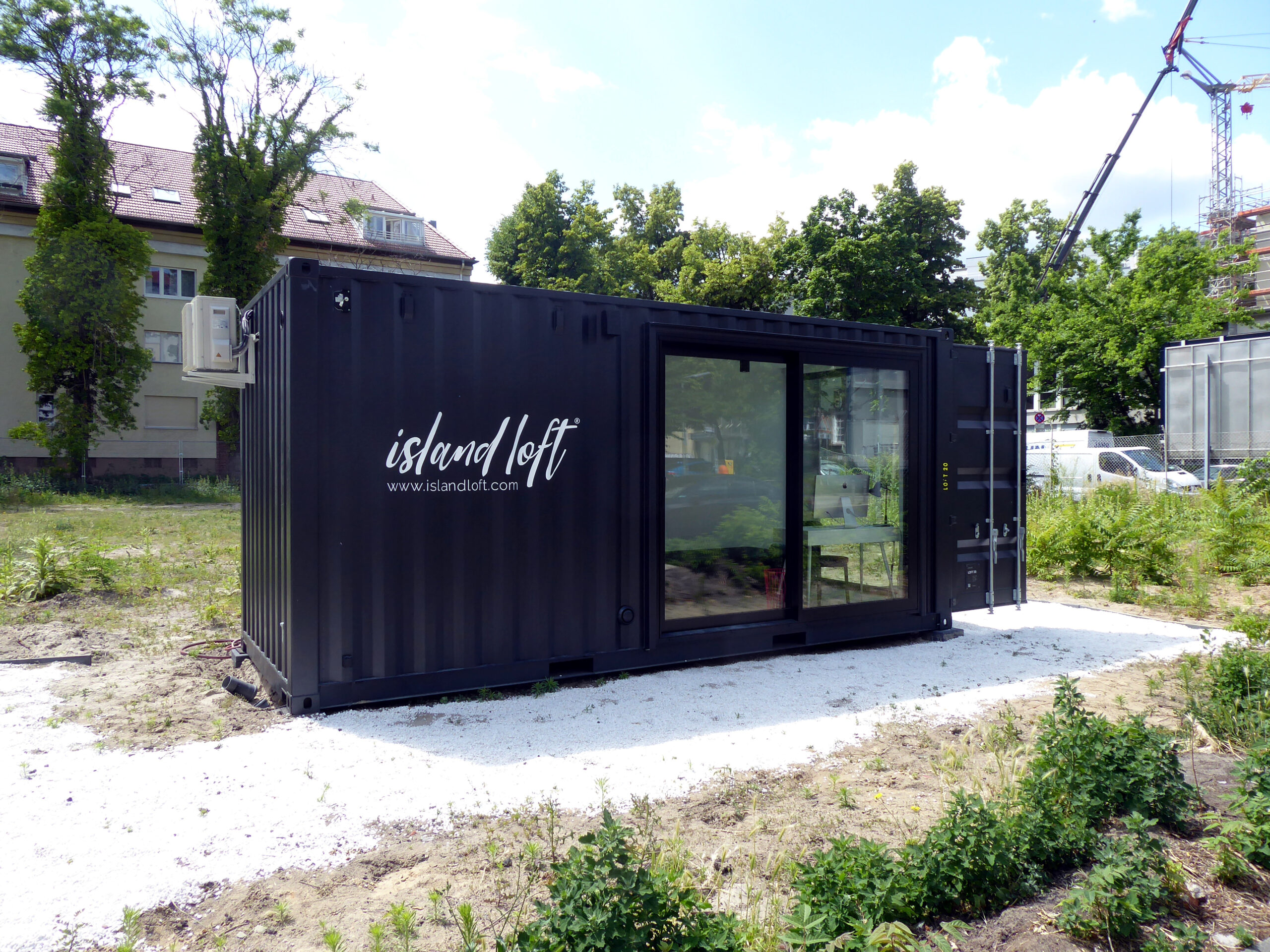 Ein Containerhaus in der Kurfürstenstraße 134